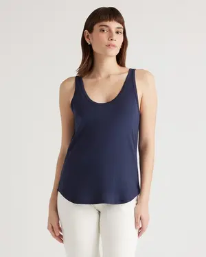 Quince V Neck Camis Tanks For Women