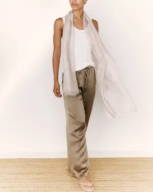 Quince Cotton Modal Double Scoop Neck Tank Top - White