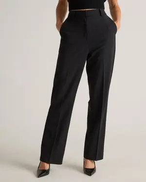 Quince Italian Wool Straight-leg Trousers