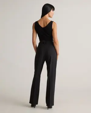 Quince Italian Wool Straight-leg Trousers
