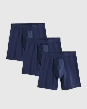 Quince 6 Boxer Brief - Navy