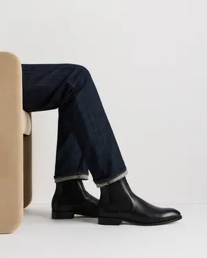 Quince Leather Dress Chelsea Boot