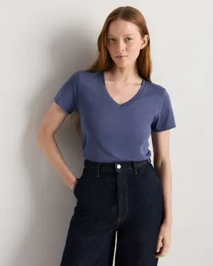 Quince V Neck T-shirts For Women