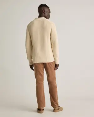 Quince Fisherman Polo Sweater