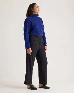 Quince Italian Wool Pleated Trousers