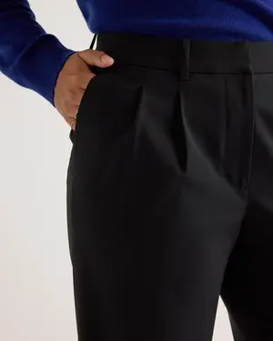 Quince Italian Wool Pleated Trousers