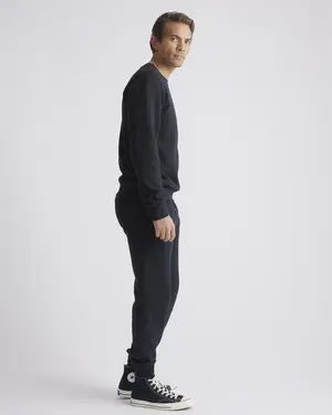 Quince Organic Heavyweight Fleece Crew Sweatshirt