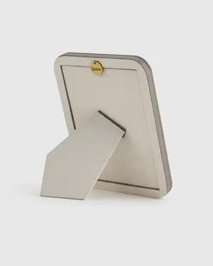 Quince Shagreen Leather Picture Frames - Grey