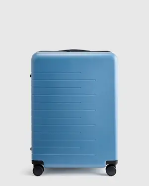 Quince Expandable Large Check-in Suitcase - Blue