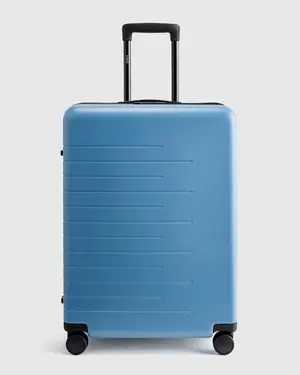 Quince Expandable Large Check-In Suitcase Blue