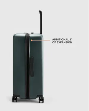 Quince Expandable Large Check-in Suitcase - Dark Green