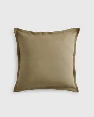 Quince European Linen Euro Sham Aloe