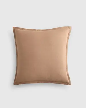 Quince European Linen Euro Sham Latte