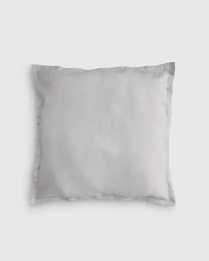 Quince European Linen Sham - Light Grey