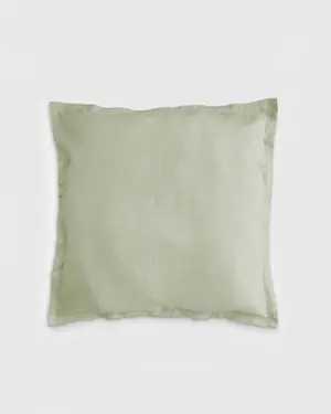 Quince European Linen Euro Sham Sage