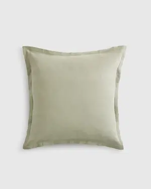 Quince European Linen Euro Sham Willowleaf