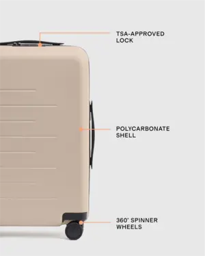 Quince Expandable Carry-on Suitcase - Tan