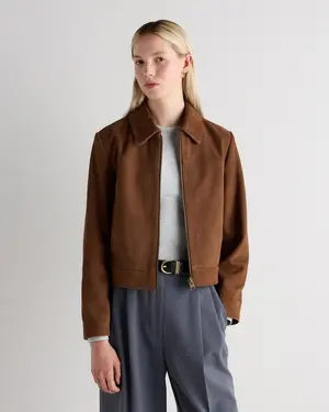Quince Classic Collar Outerwear For Women