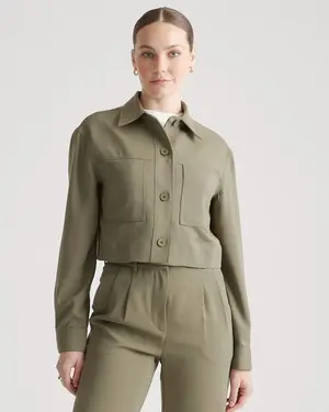 Quince Cropped Outerwear For Women