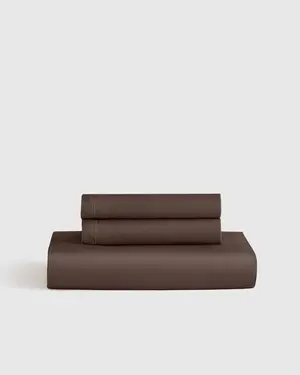 Quince Bamboo Fitted Sheet Set - Espresso