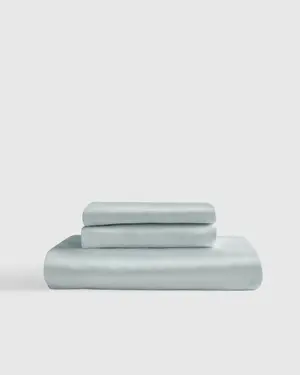 Quince Bamboo Fitted Sheet Set Mist
