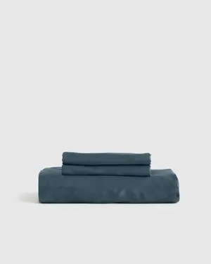 Quince Bamboo Fitted Sheet Set Nightfall