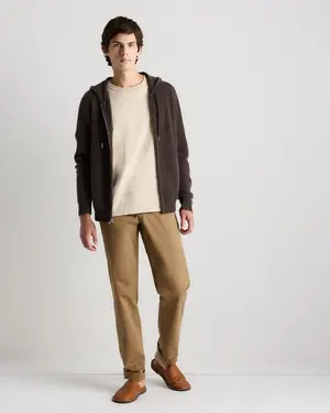 Quince Italian Leather Mule Slip-on - Peanut