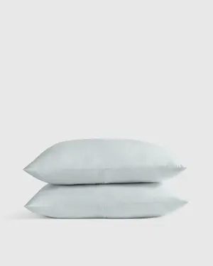 Quince Organic Crisp Percale Sham Set Mist