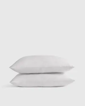 Quince Organic Crisp Percale Sham Set White