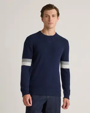 Quince Mongolian Cashmere Sweatshirt - True Navy