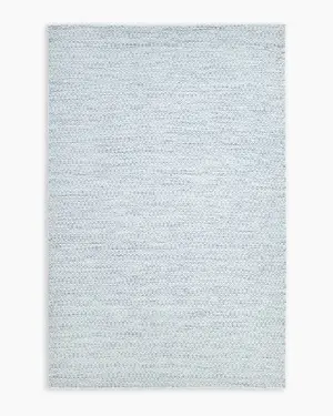 Quince Vale Handwoven Wool Rug - Blue