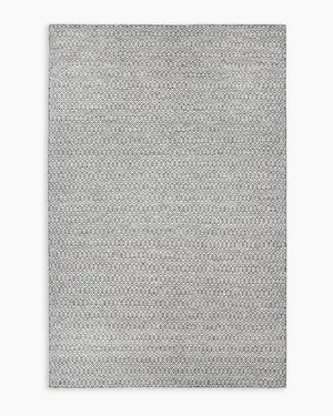 Quince Vale Handwoven Wool Rug - Dark Grey
