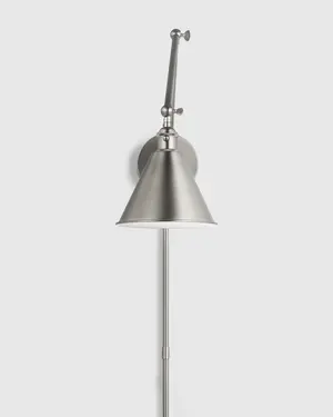 Quince Articulating Double Arm Steel Wall Sconce