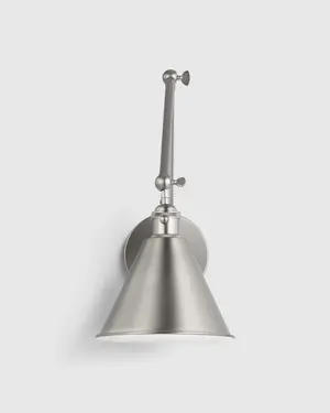 Quince Articulating Double Arm Steel Wall Sconce