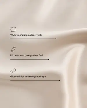 Quince Mulberry Silk Fitted Sheet - Ivory