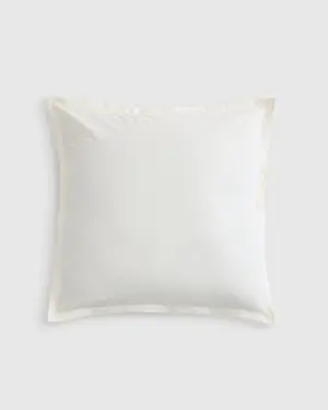 Quince Organic Brushed Cotton Euro Sham Ivory