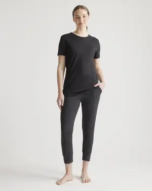 Quince 100% Merino Wool All-season Base Layer T-shirt - Black