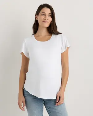 Quince Scoop Neck T-shirts For Women