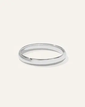 Quince Low Dome Band Ring - Platinum