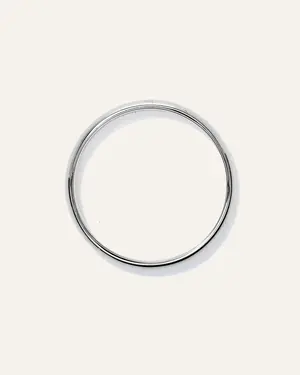 Quince Low Dome Band Ring - Platinum