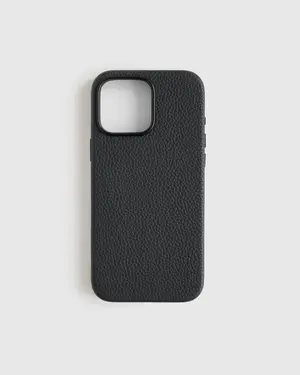 Quince Leather Phone Magsafe Case - Black