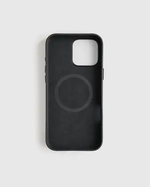 Quince Leather Phone Magsafe Case - Black