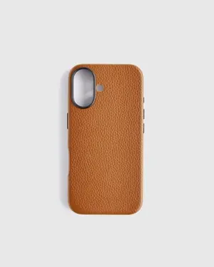 Quince Leather Phone Magsafe Case - Cognac