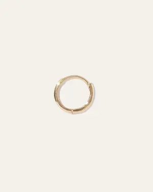 Quince 14k Solo Mini Hoop Earrings - Yellow Gold