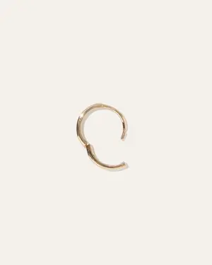 Quince 14k Solo Mini Hoop Earrings - Yellow Gold