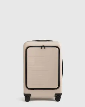 Quince Front Pocket Carry-on Hardshell Suitcase - Tan