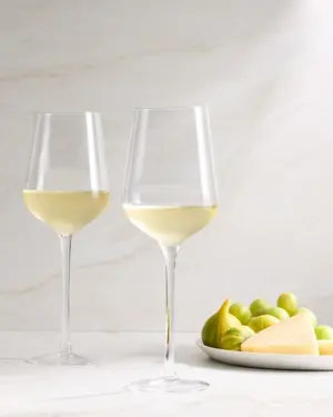 Quince Mouth Blown White Wine Glass, Set Of 4 - One-color