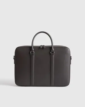 Quince Italian Saffiano Leather Briefcase