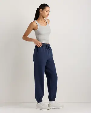 Quince Everyday Fleece Joggers - Washed Deep Navy