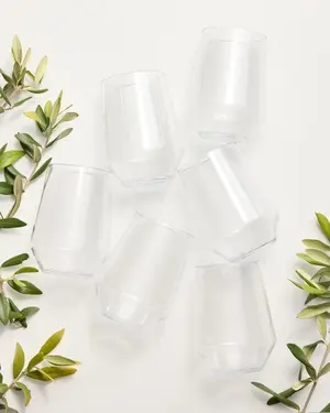 Quince Fortessa Sole Outdoor Stemless Wine Glass, Acrylic